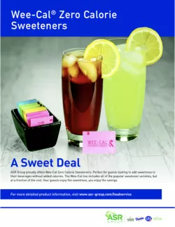 Wee-Cal® Saccharin Sweetener (Pink) Packets - 1 Gram, 3000 Count | DFI ...